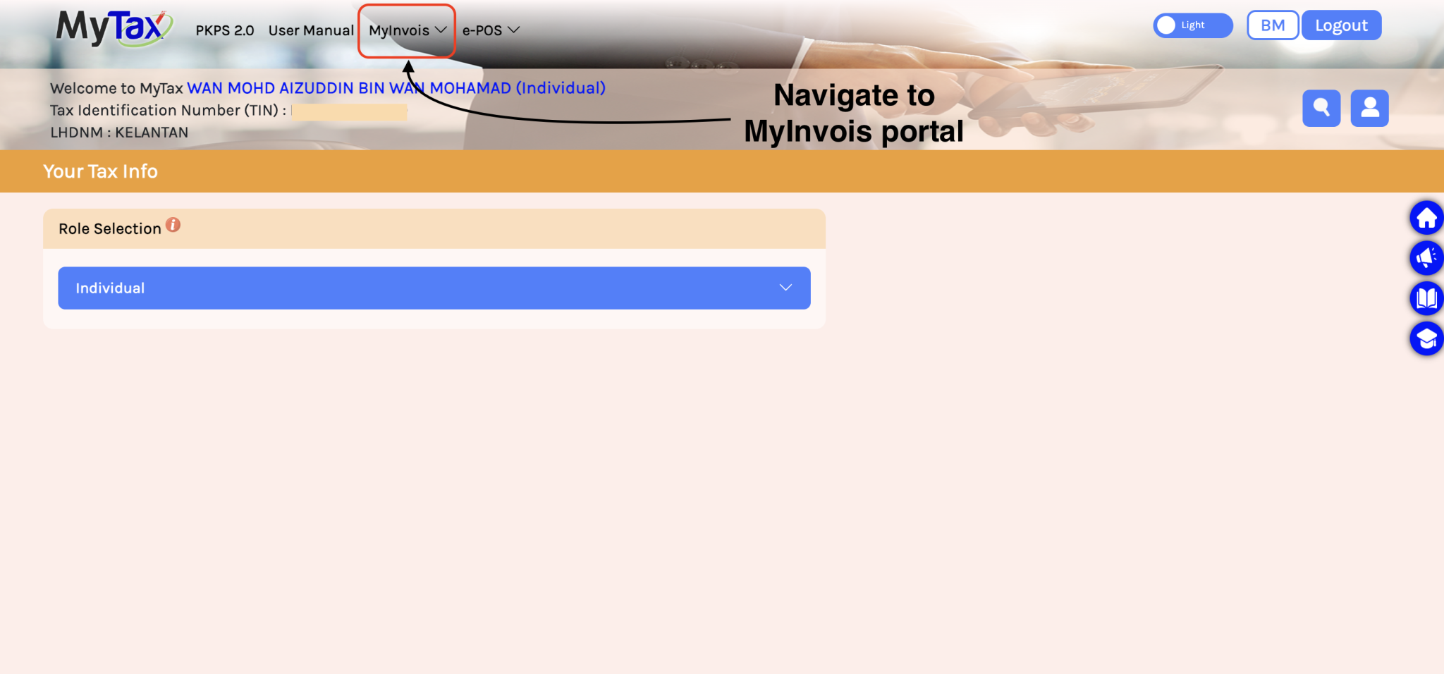How to Access the Malaysian MyInvois Portal and Set Up Yezza as an Intermediary